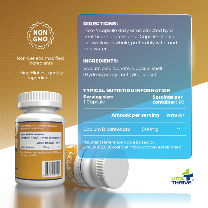 VitaThrive® Sodium Bicarbonate 500mg Capsules