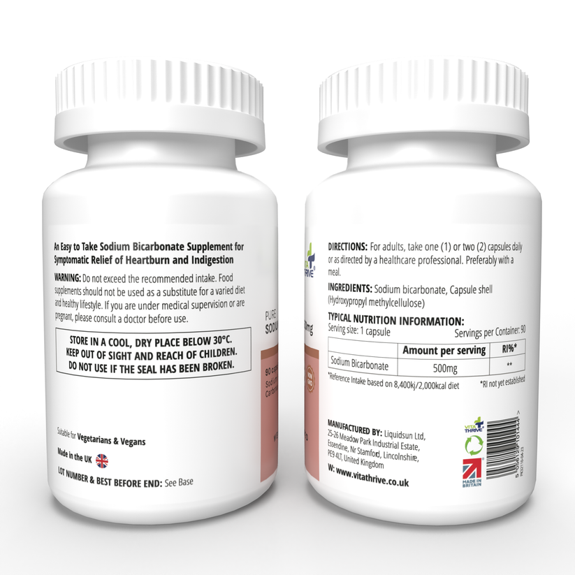 VitaThrive® Sodium Bicarbonate 500mg Capsules
